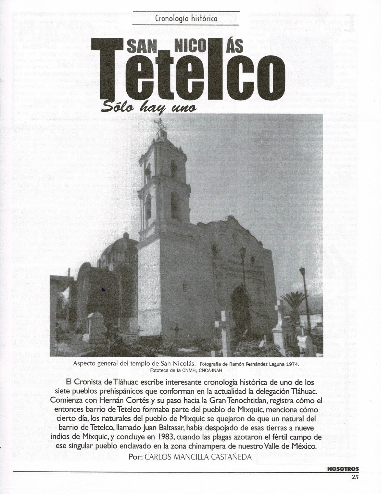 San Nicolás Tetelco. Cronología histórica, de 1519 a 1983 – Revista ...