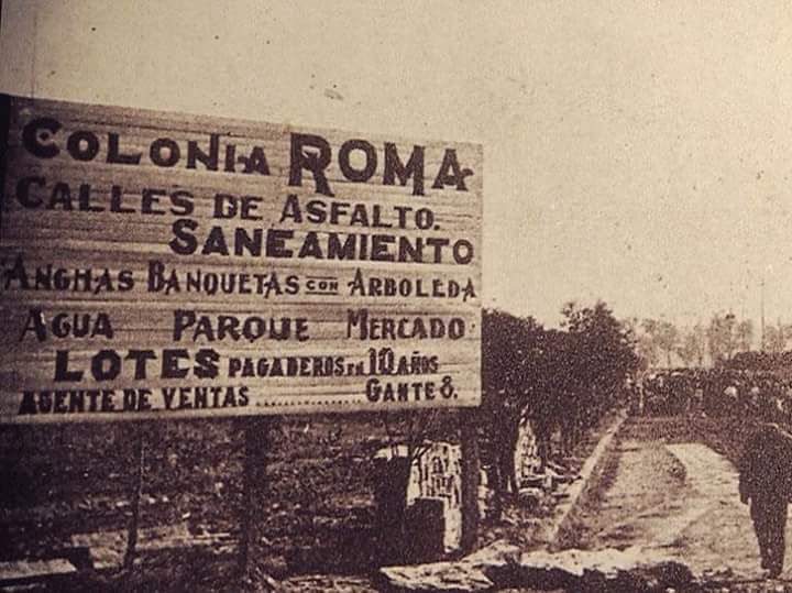 La Fundación De La Colonia Roma En La Ciudad De México En El Año De